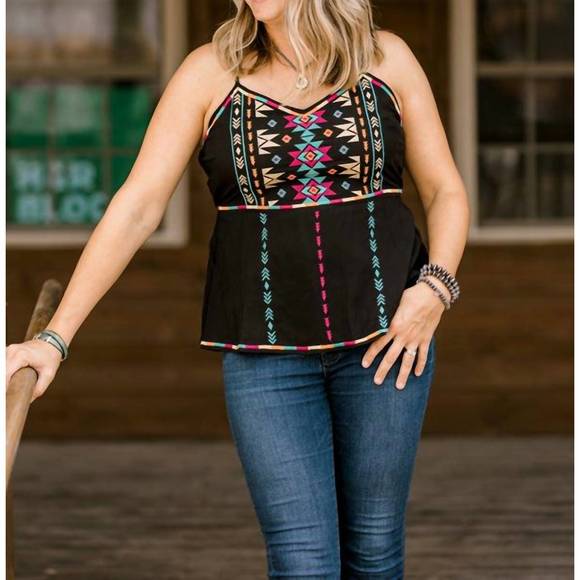 ANDREE BY UNIT | Tops | New Andree By Unit Presley Embroidered Aztec ...